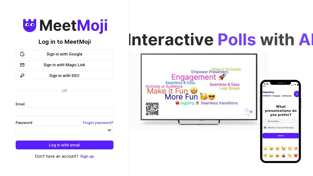 InteractivePolls.ai - MeetMoji - BestofAI